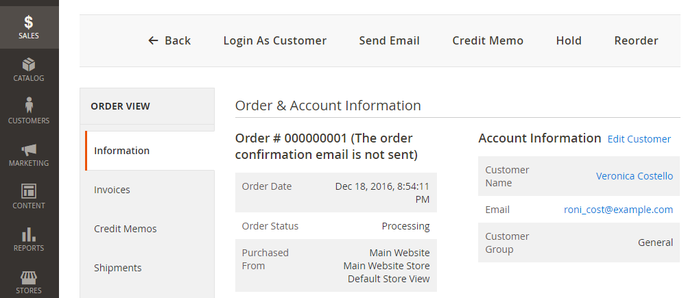 Log in as Customer from Magento Admin [No Password]