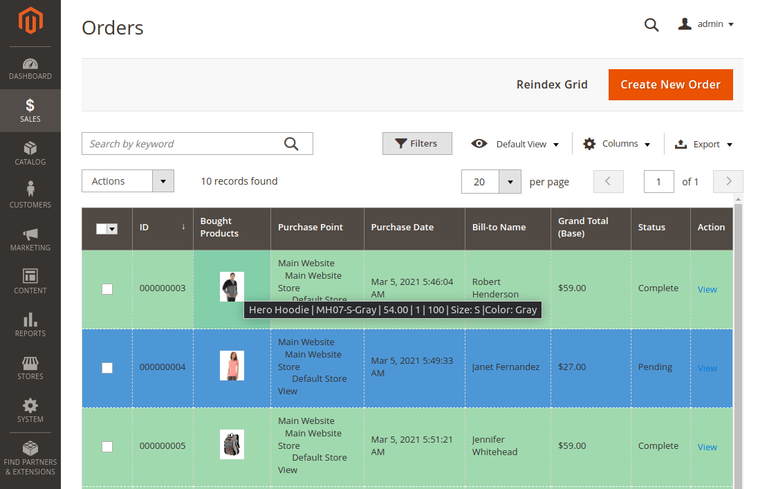 Add Products to Magento 2 Order Grid: Multiple Options